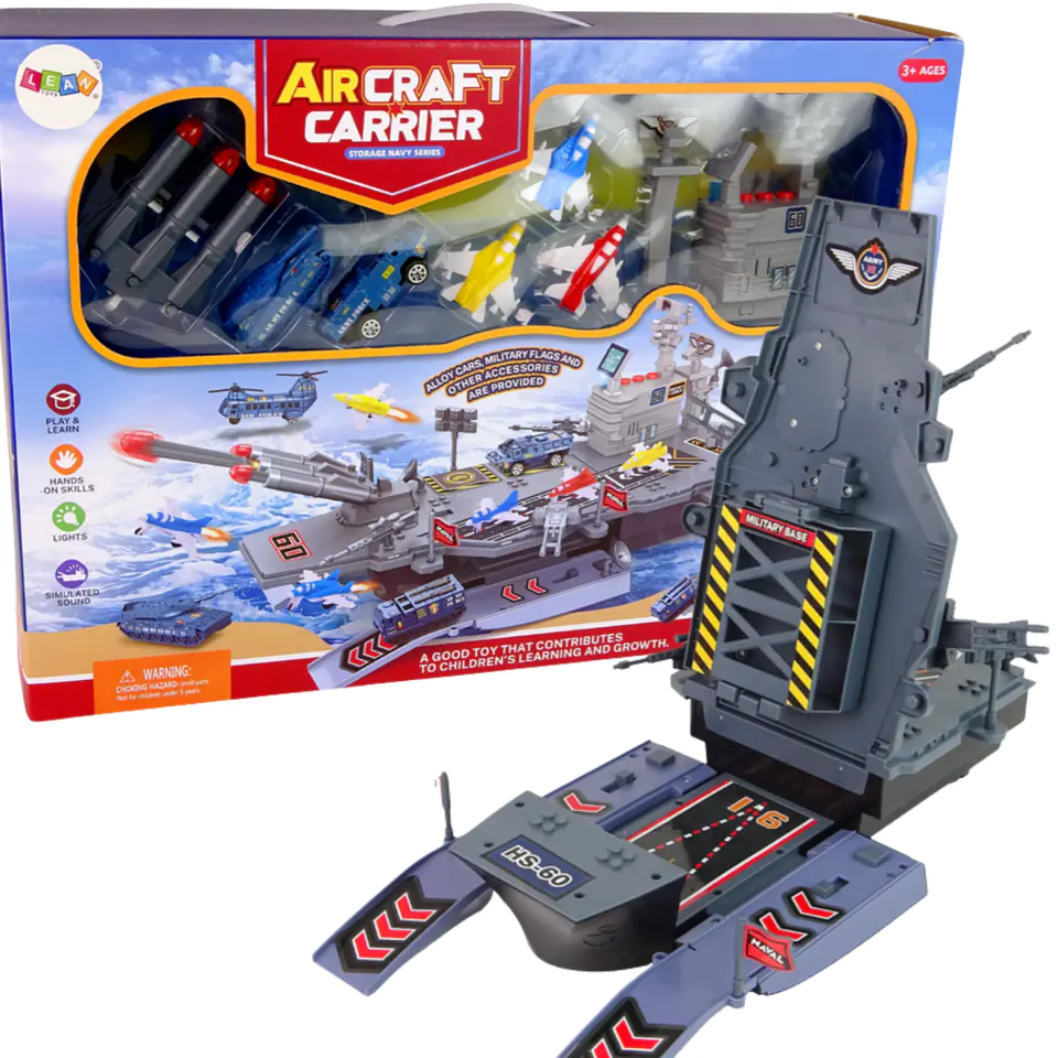 Aircraft Carrier Ship Military Base Aircraft Light Sound Military ...