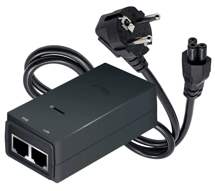 POE power supply Ubiquiti 24V 0,5A with cable | Wasserman.eu