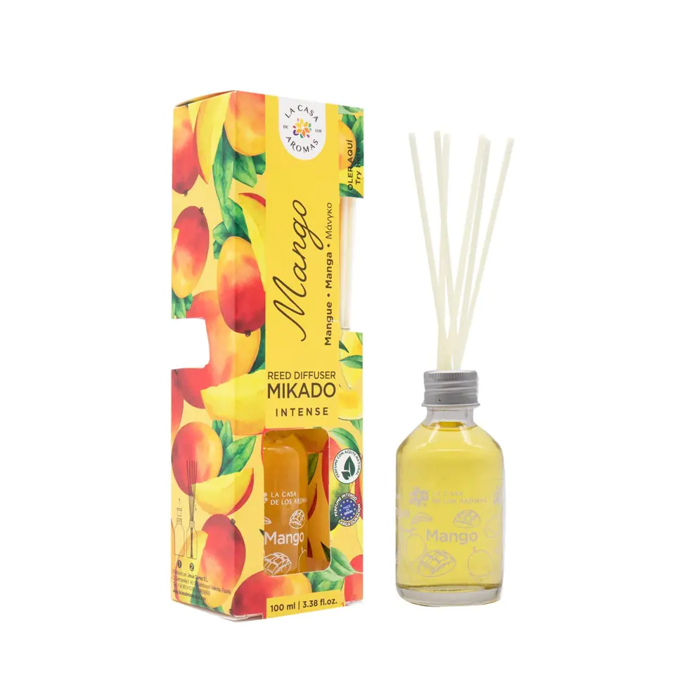 La Casa de los Aromas Mikado Intense Mango Fragrance Sticks 100ml ...