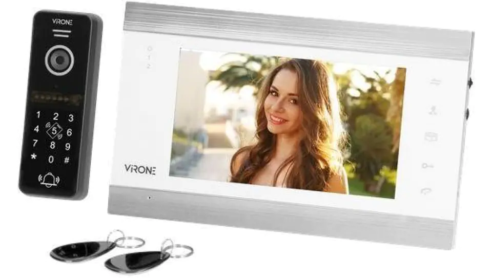 Video intercom set, headphoneless, color, LCD 7", OSD menu, WI-FI + APP ...