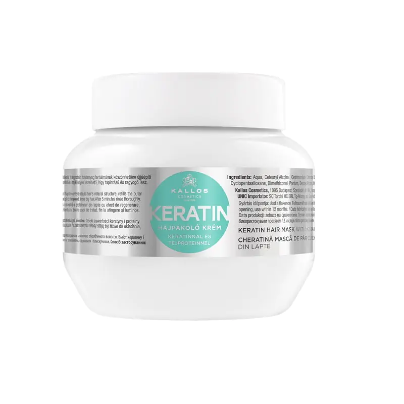 Kallos Keratin Hair Mask With Keratin And Milk Protein mask for dry and ...