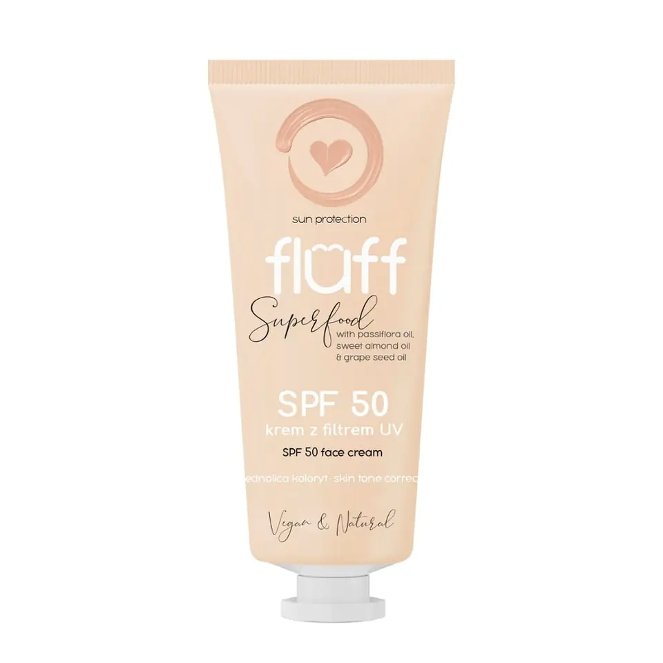 Fluff Face Cream SPF50 Skin Tone Even Cream 50ml | Wasserman.eu