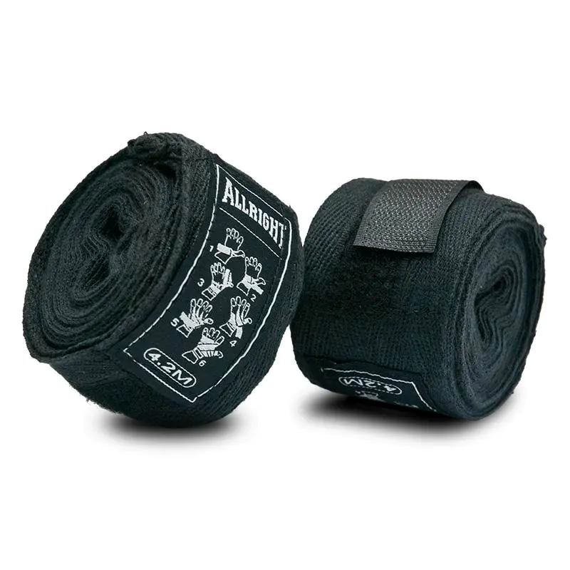 BOXING BANDAGE ALLRIGHT 4,2m black | Wasserman.eu