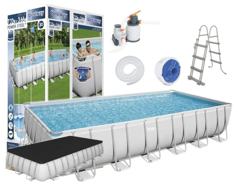 Garden Swimming Pool Rack 732 x 366 x 132 cm Bestway 56475 | Wasserman.eu