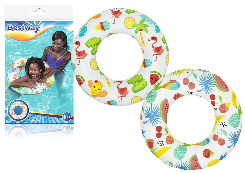 Inflatable Kids Swimming Wheel 61cm Bestway 36014 | Wasserman.eu