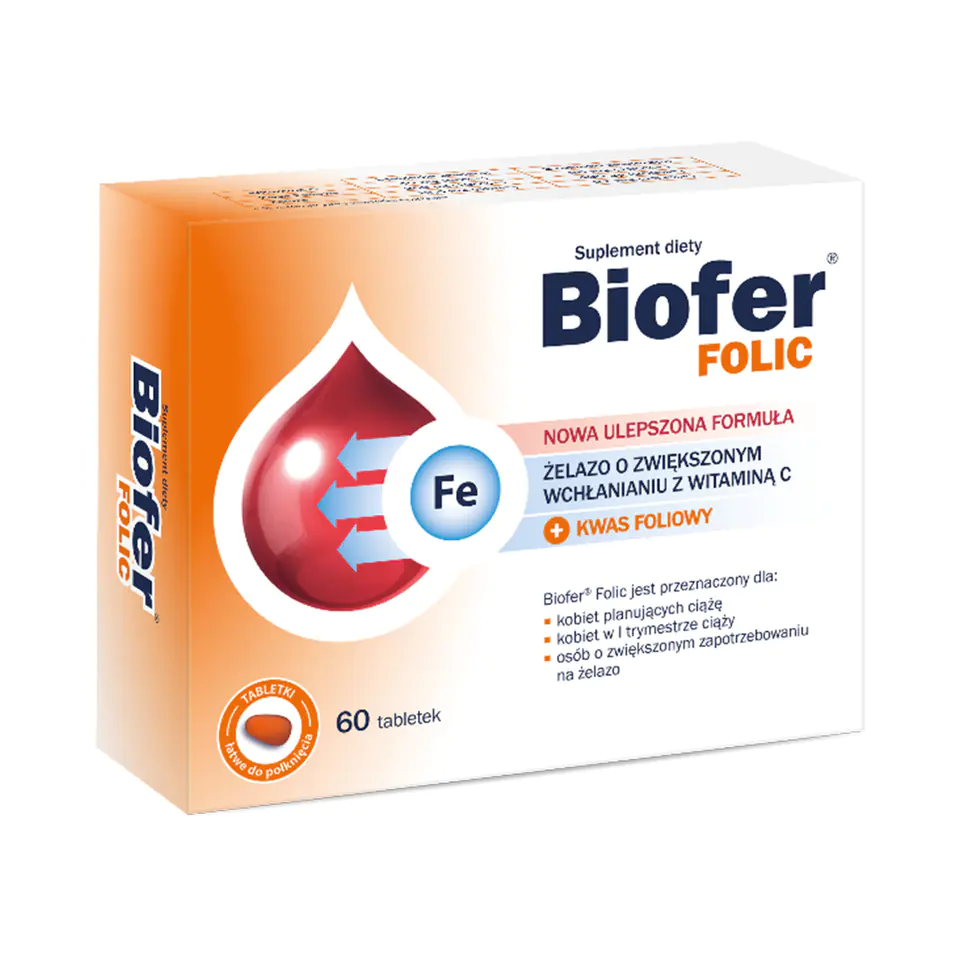 Biofer Folic iron with increased absorption with vitamin C and folic ...