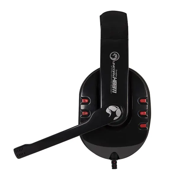 Marvo H8311, headphones with microphone, volume control, black, for gaming, 2x 3.5 mm jack ...