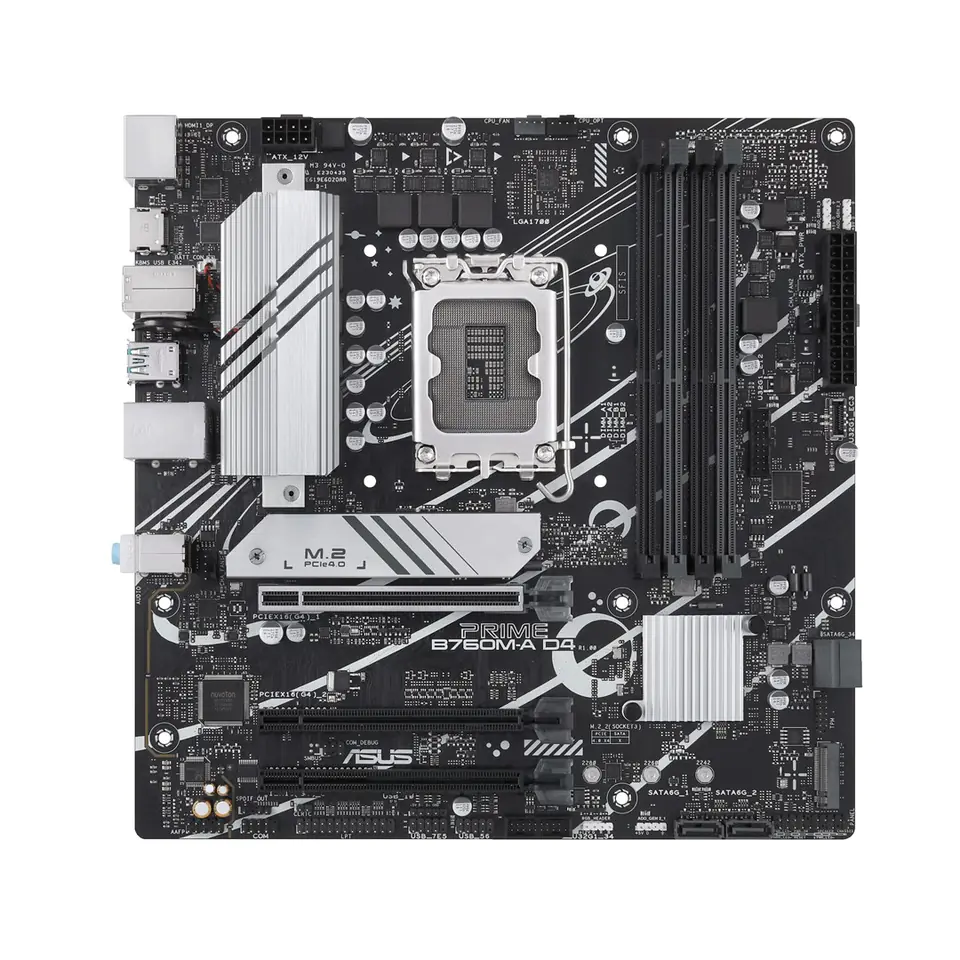 ASUS PRIME B760M-A D4 Intel B760 LGA 1700 micro ATX | Wasserman.eu