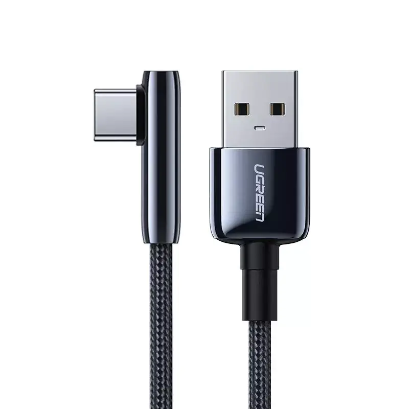 UGREEN Angled Cable USB to USB Type C 5 A Quick Charge 3.0 AFC FCP 0.5 ...