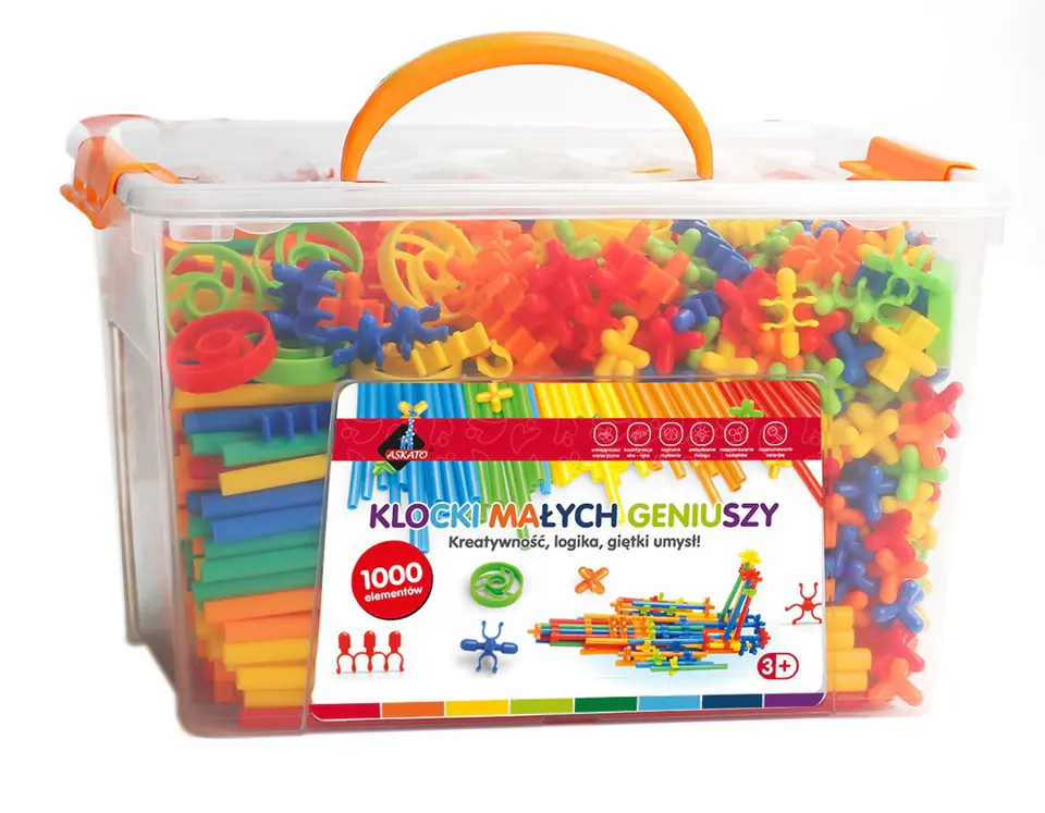 Blocks of little geniuses - Straws 1000 elements | Wasserman.eu