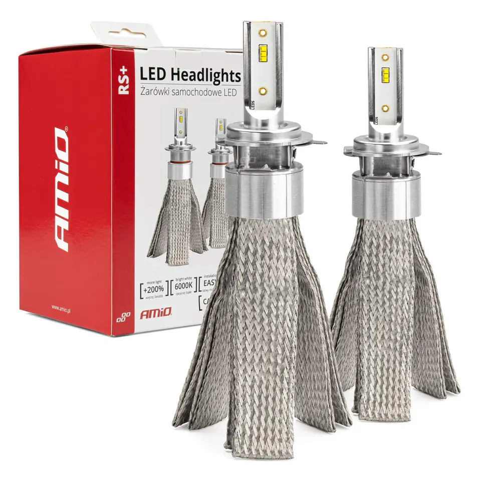 Żarówki samochodowe led seria rs+ canbus h7-1 50w slim amio-01084 ... Żarówki samochodowe led seria rs+ canbus h7-1 50w slim amio-01084 ...