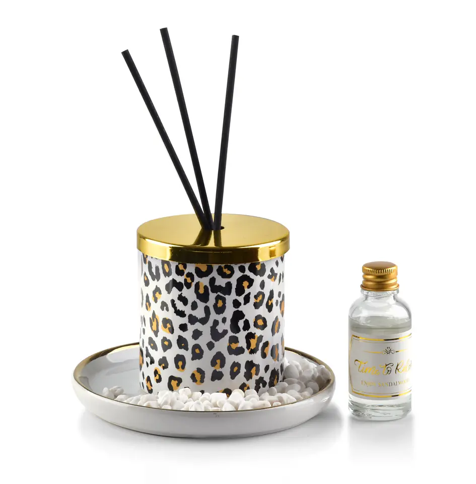 Aroma diffuser di.7,5xH9cm with stand 14cm PANTERA | Wasserman.eu