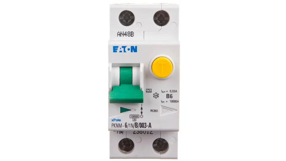 Residual current circuit breaker 2P 6A B 0,03A type A PKNM 6/1N/B/003-A-MW 236012 | Wasserman.eu