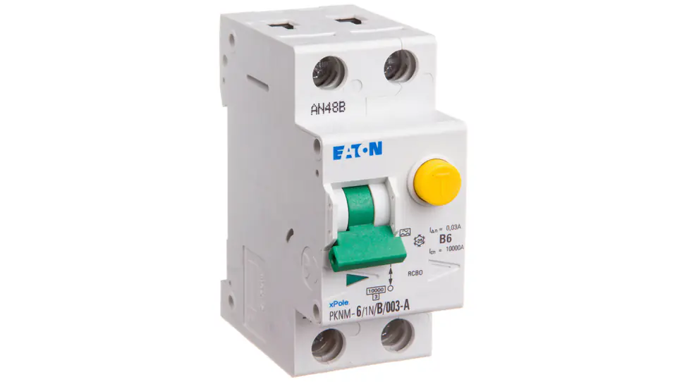 Residual current circuit breaker 2P 6A B 0,03A type A PKNM 6/1N/B/003-A-MW 236012 | Wasserman.eu