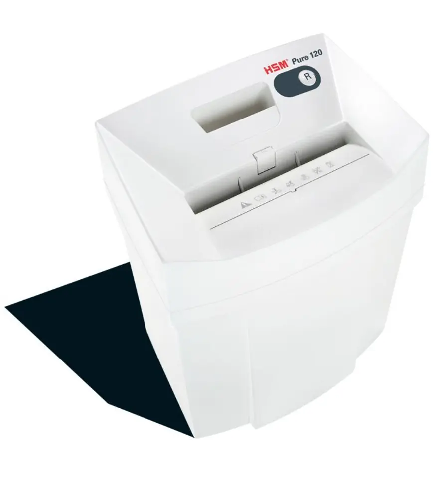 HSM Pure 120 paper shredder 55 dB 3.9 mm Anthracite, White | Wasserman.eu