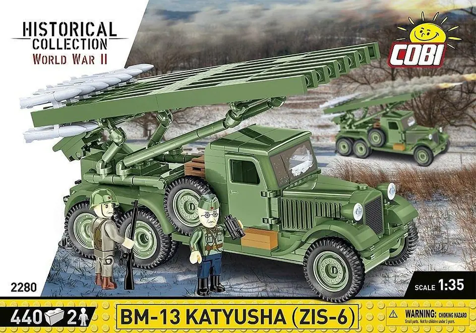 COBI 2280 Historical Collection WWII BM-13 Katyusha Rocket Launcher ZIS ...