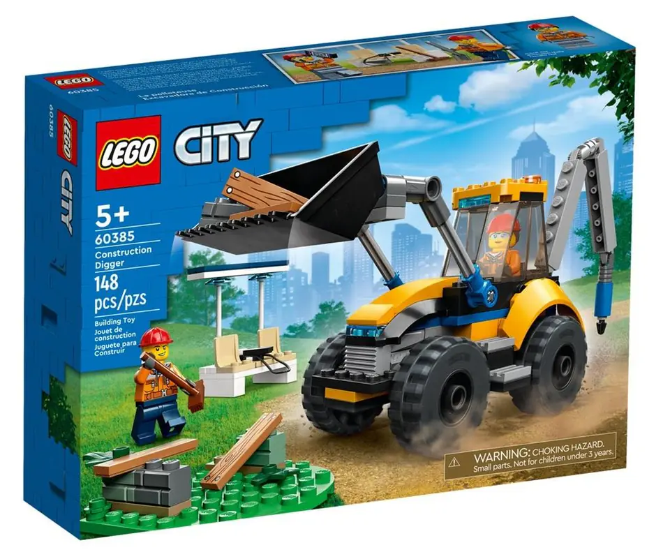 LEGO CITY 60385 CONSTRUCTION DIGGER | Wasserman.eu