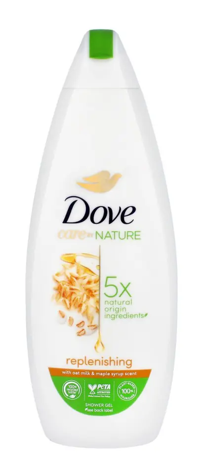 Dove Care By Nature Shower Gel Replenishing - Oat Milk & Maple Syrup ...