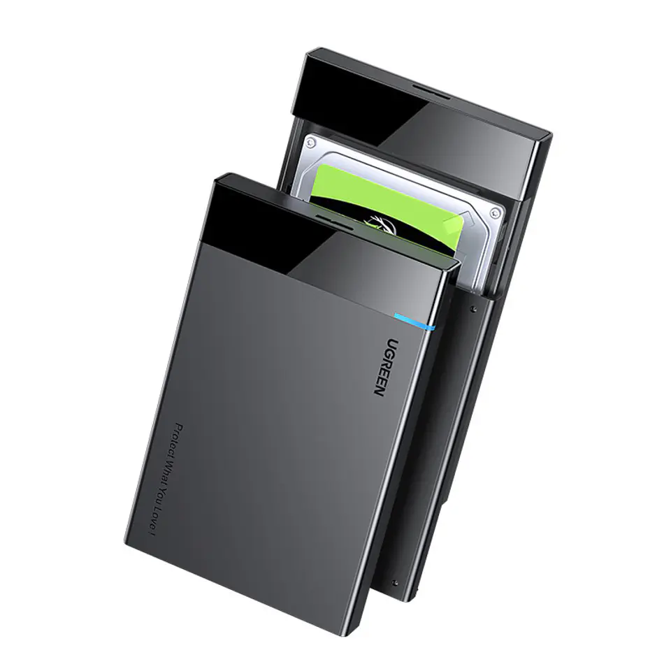 External HDD/SSD External Enclosure 2,5" UGREEN US221, SATA 3.0, USB-C ...