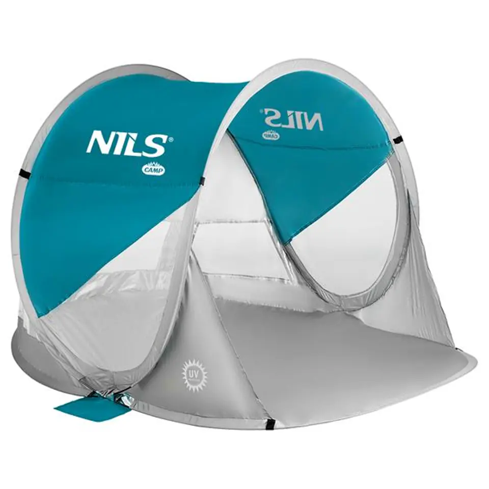 NILS CAMP NC3142 Self-folding beach tent Marine | Wasserman.eu