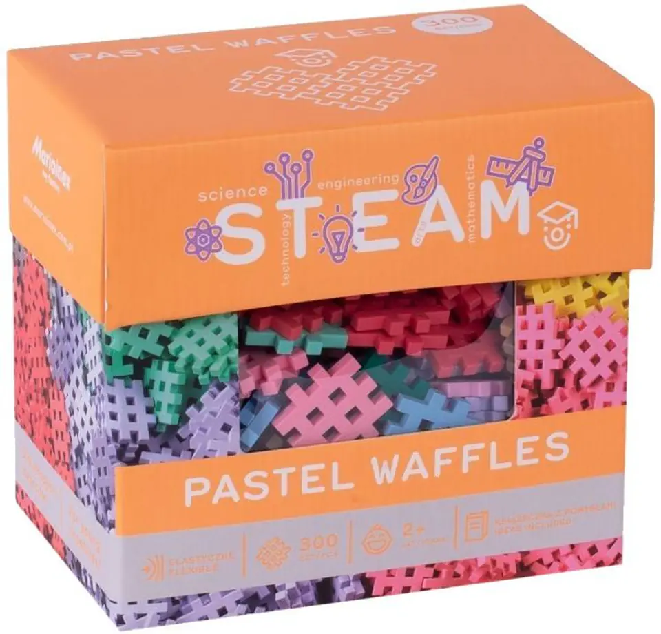 PASTEL CONSTRUCTION BLOCKS WAFFLE 300 EL. STEAM MARIOINEX | Wasserman.eu