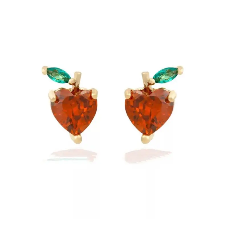 Gold earrings with crystal fruit stick K1548WZ3 | Wasserman.eu