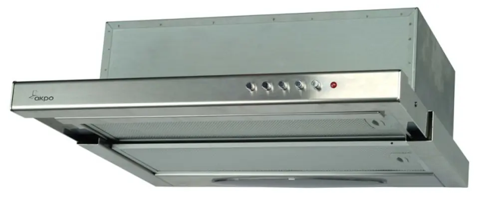 Okap podszafkowy teleskopowy AKPO WK-7 LIGHT 50 INOX 265.5 m3/h; 500mm ...