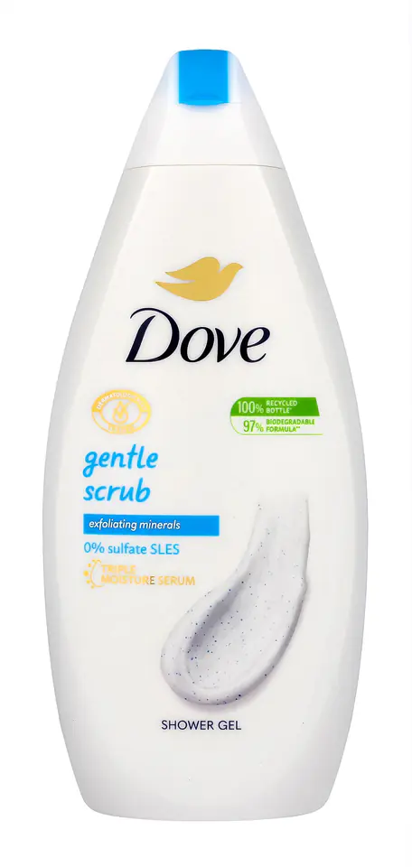 Dove Gentle Exfoliating Shower Gel 500ml | Wasserman.eu