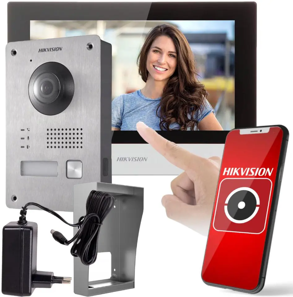 Hikvision Video Intercom WiFi DS-KIS703-P (1PH) | Wasserman.eu