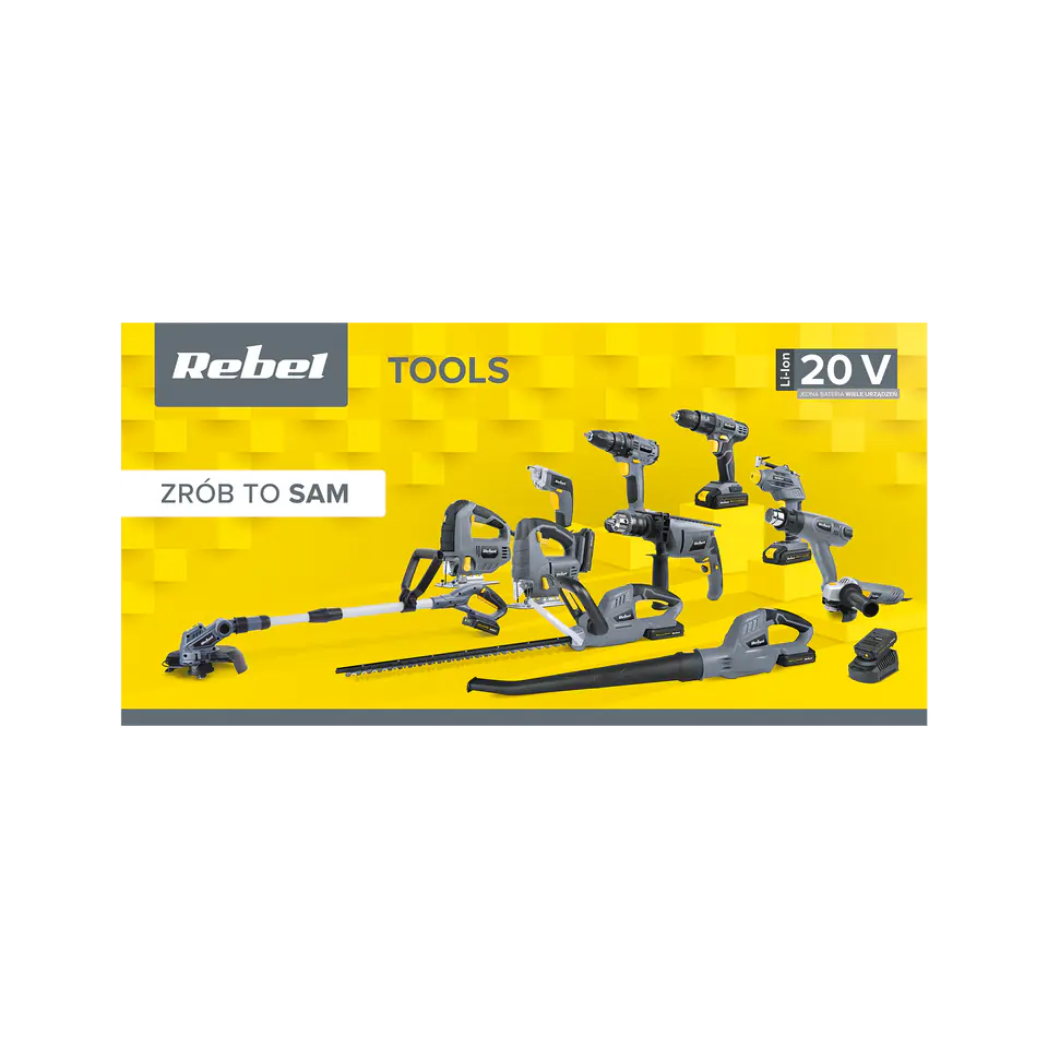Rebel Tools banner 200 x 100 cm | Wasserman.eu