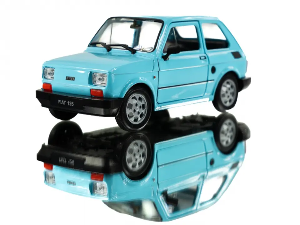 WELLY MALUCH FIAT 126P 1:21 SAMOCHÓD KOLEKCJONERSKI błękitny | Wasserman.eu