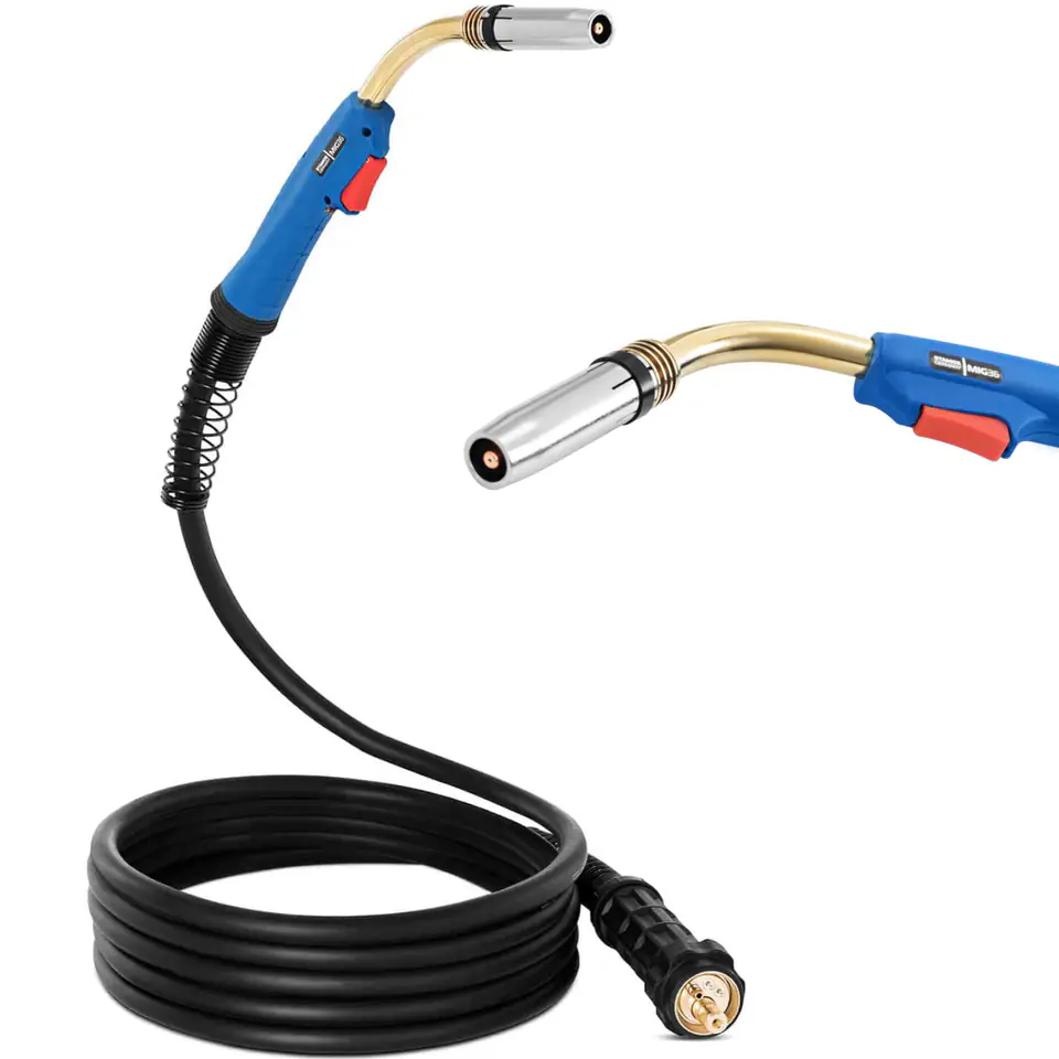 Uchwyt spawalniczy z przewodem do migomatu MIG MAG 4 m x 35 mm2 | Wasserman.eu