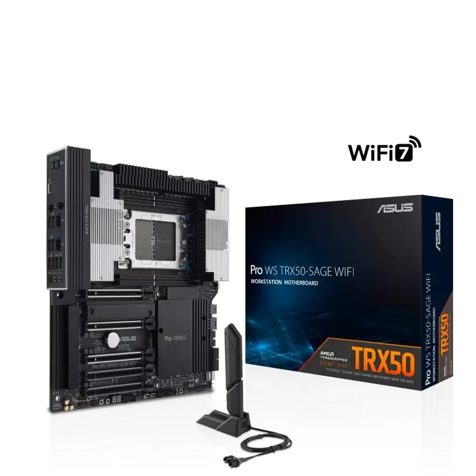 ASUS Pro WS TRX50-SAGE WIFI AMD TRX50 Socket sTR5 SSI CEB | Wasserman.eu