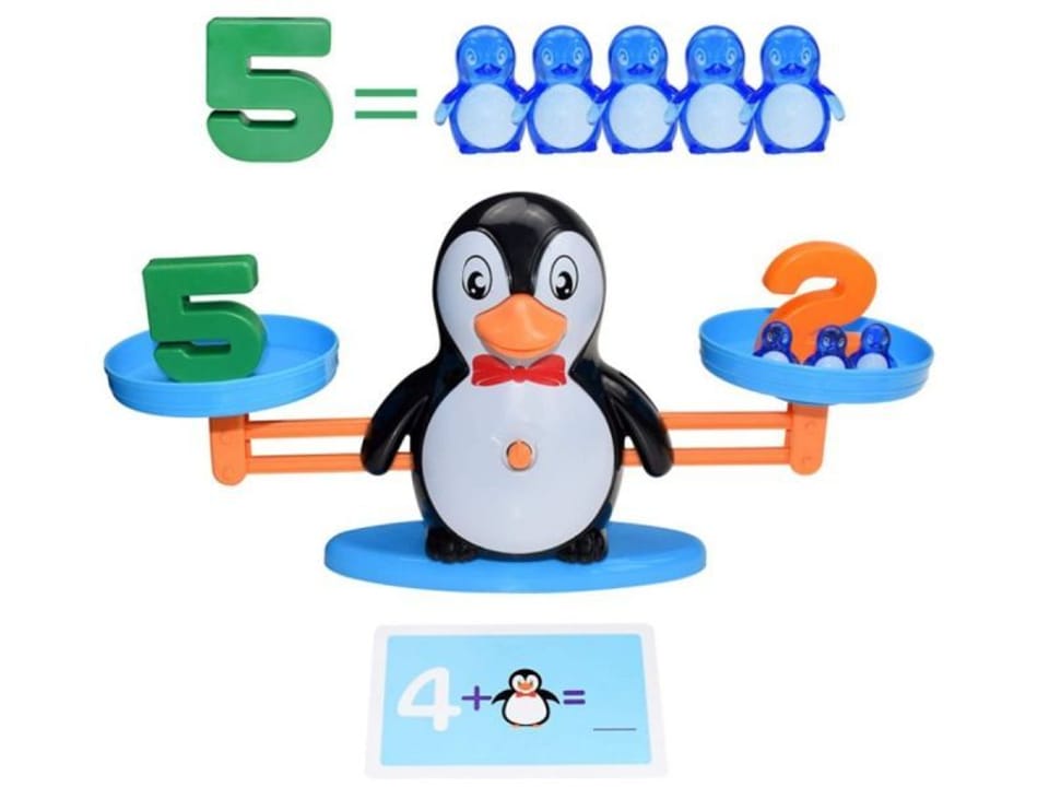 Game Learning to Count - Balance Weighing Pan Penguin - Counting ...