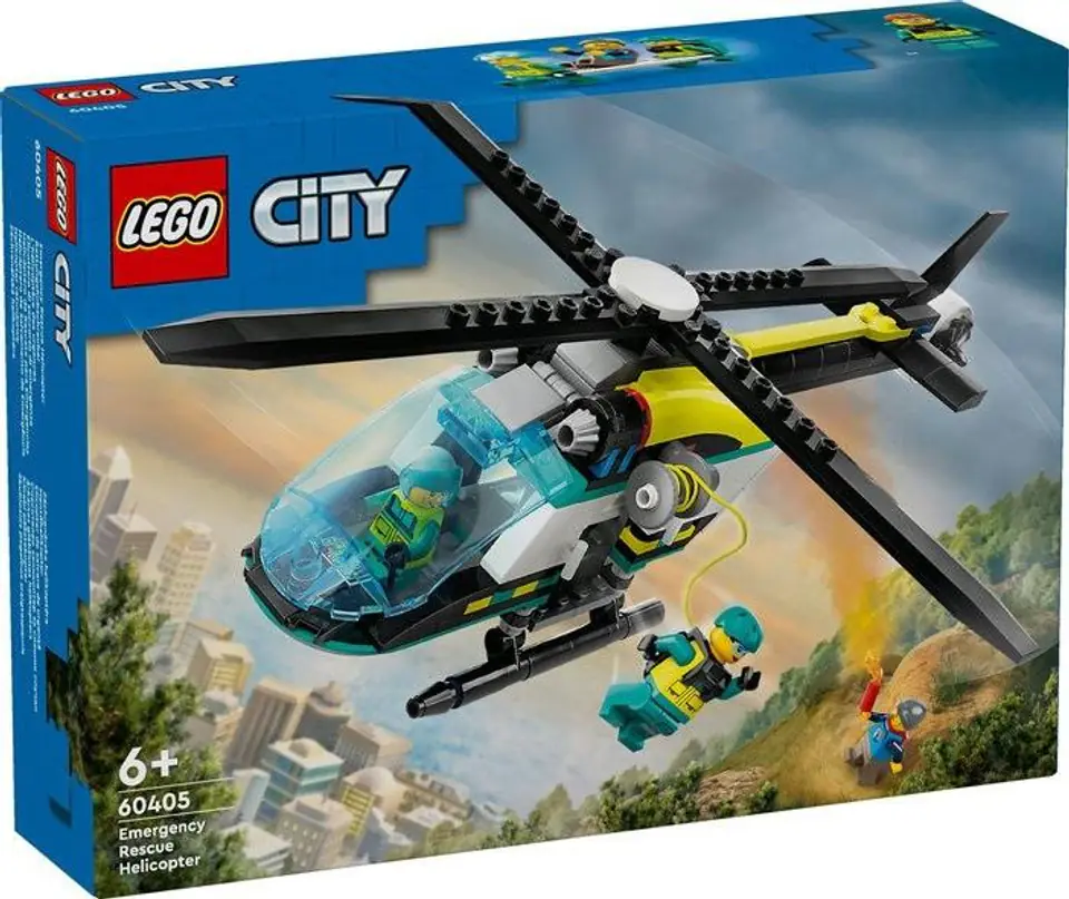 LEGO CITY 60405 EMERGENCY RESCUE HELICOPTER | Wasserman.eu