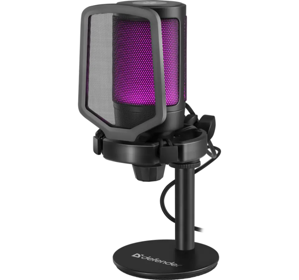 MICROPHONE DEFENDER IMPULSE GMC 600 RGB STREAMING | Wasserman.eu