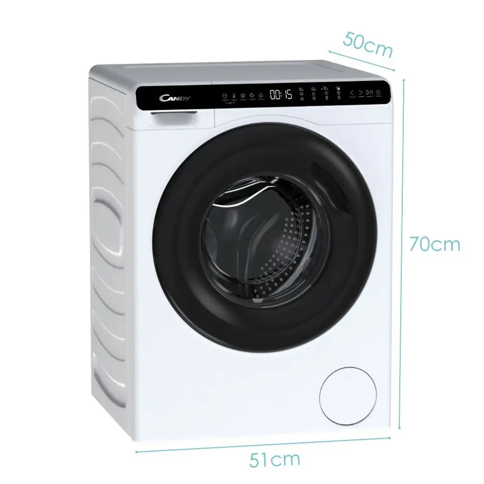 Candy CW50-BP12307-S washing machine Front-load 5 kg 1200 RPM White ...