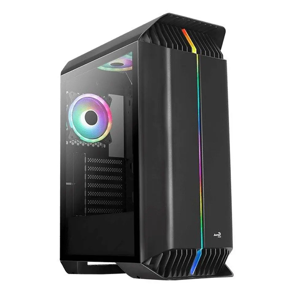 Aerocool Gladiator Duo Midi-Tower - schwarz Window | Wasserman.eu