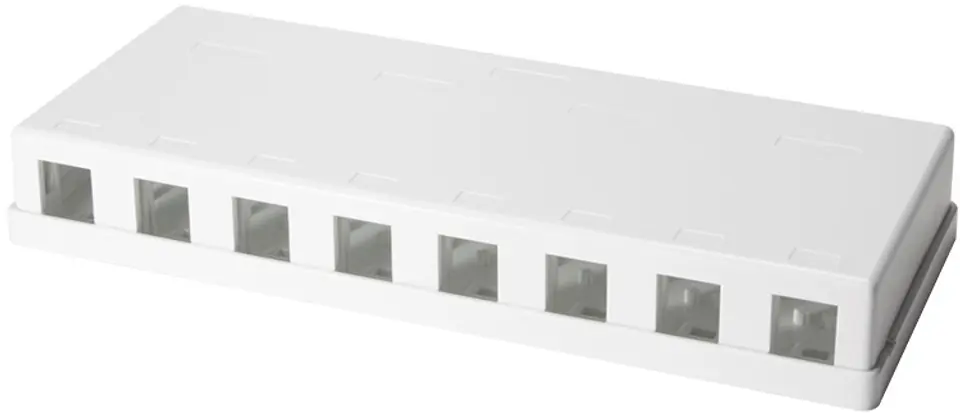 Surface box for 8x UTP keystone module | Wasserman.eu
