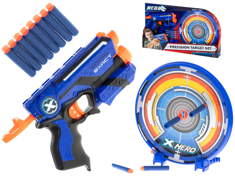 Foam machine arrow gun + shield + 8 arrows | Wasserman.eu