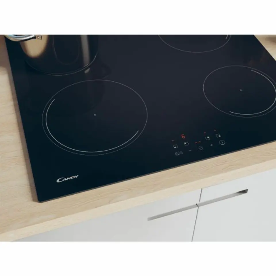 Candy Idea CI642CBB Black Built-in 59 cm Zone induction hob 4 zone(s ...
