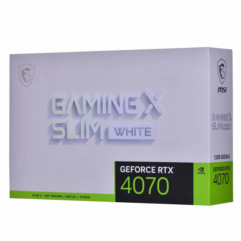 MSI | GeForce RTX 4070 GAMING X SLIM Biała 12G | Karta graficzna NVIDIA ...