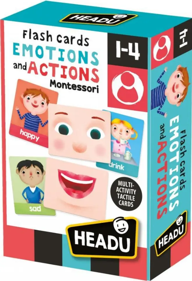 Educational Flashcards - Montessori emotions and reactions | Wasserman.eu