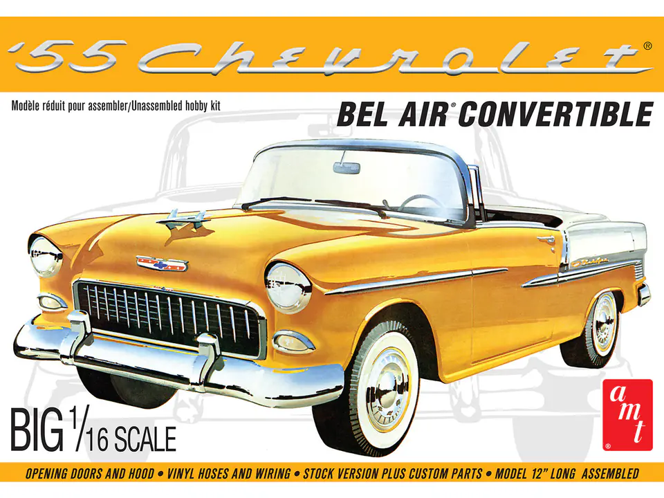 Model Plastikowy - Samochód 1955 Chevy Bel Air Convertible | Wasserman.eu