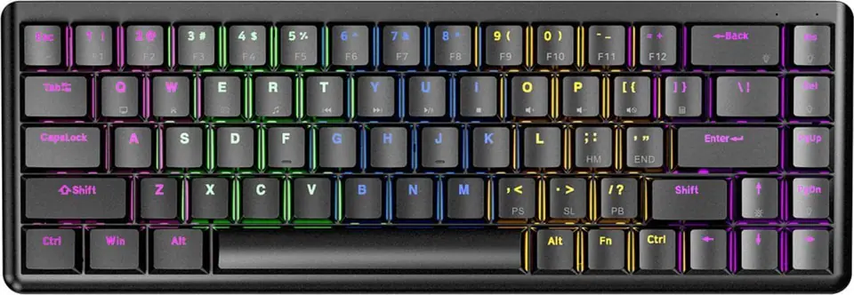 Wired mechanical keyboard - Rampage REBEL Black | Wasserman.eu