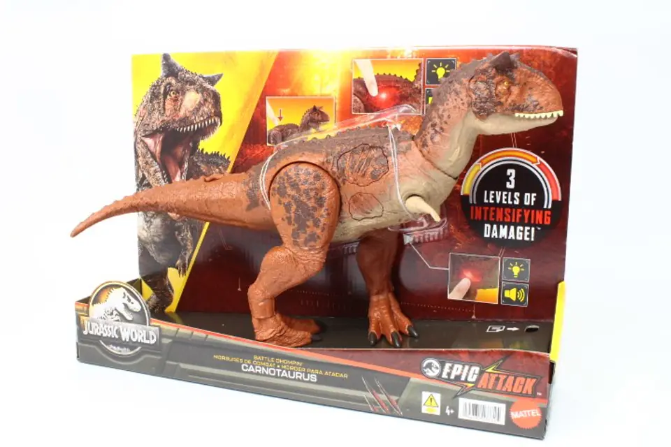 Jurassic World EPIC ATTACK BATTLE CHOMPIN' CARNOTAURUS | Wasserman.eu