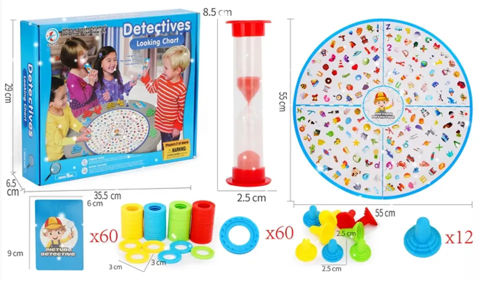 BOARD GAME PERCEPTIVENESS QUICK REACTIONS KEEN EYE | Wasserman.eu