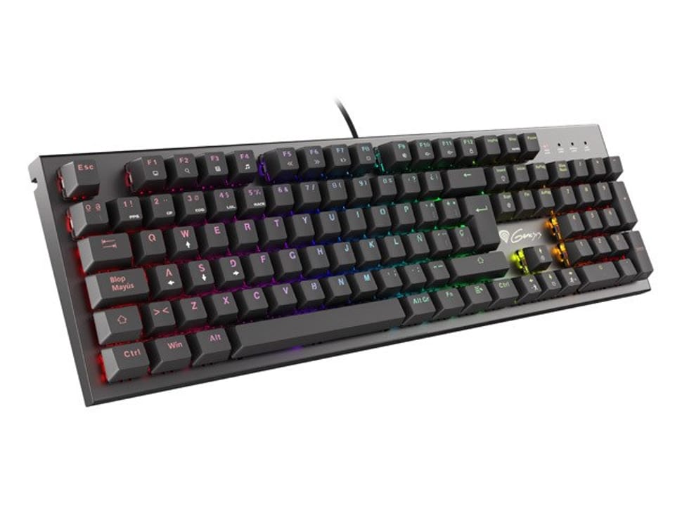 GENESIS Thor 300 RGB keyboard Gaming USB QWERTY Spanish Black ...