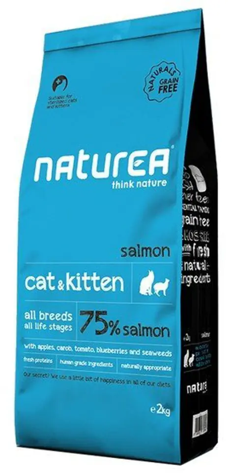 Naturea Cat & Kitten Salmon 7kg | Wasserman.eu