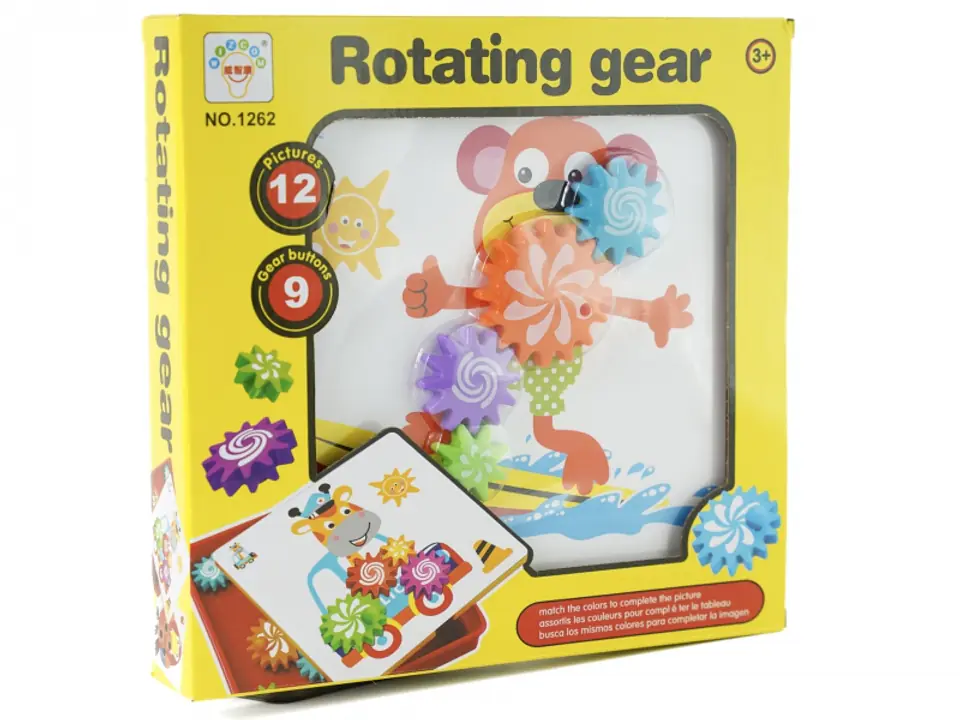 CONSTRUCTION BLOCKS GEARS PUZZLE 12 BOARDS | Wasserman.eu